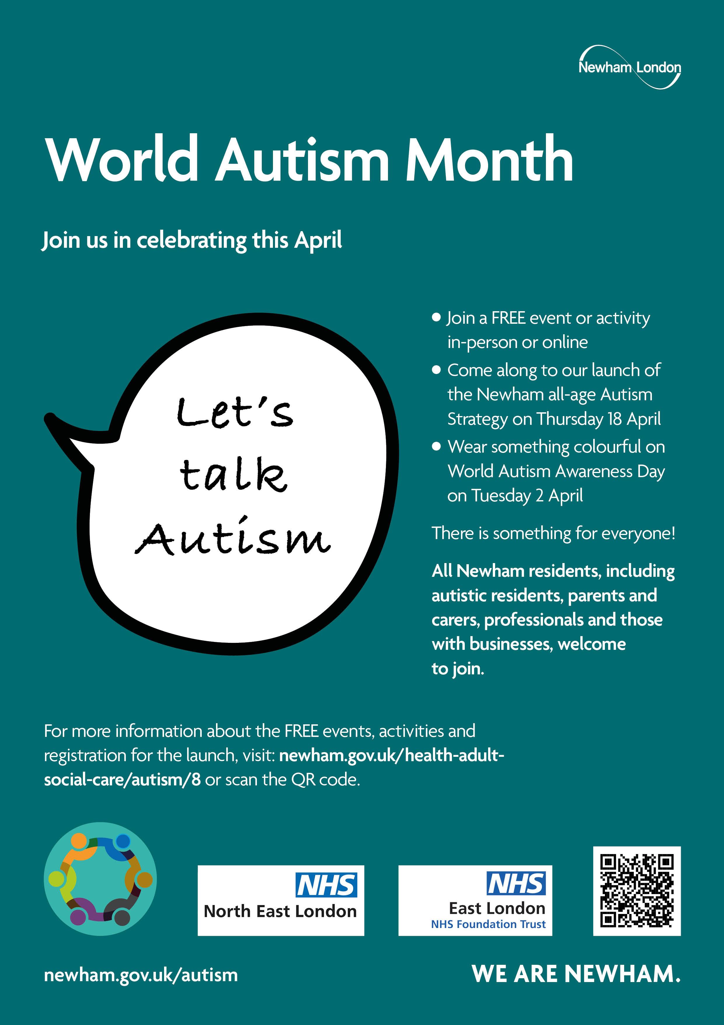 World Autism Acceptance Week – Autism – Newham Council
